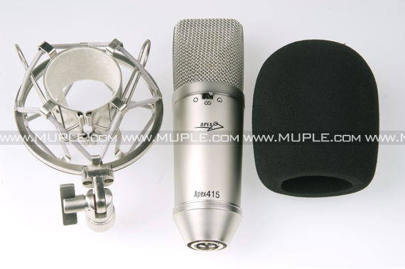[데모신청] APEX 415 콘덴서마이크 | 뮤플