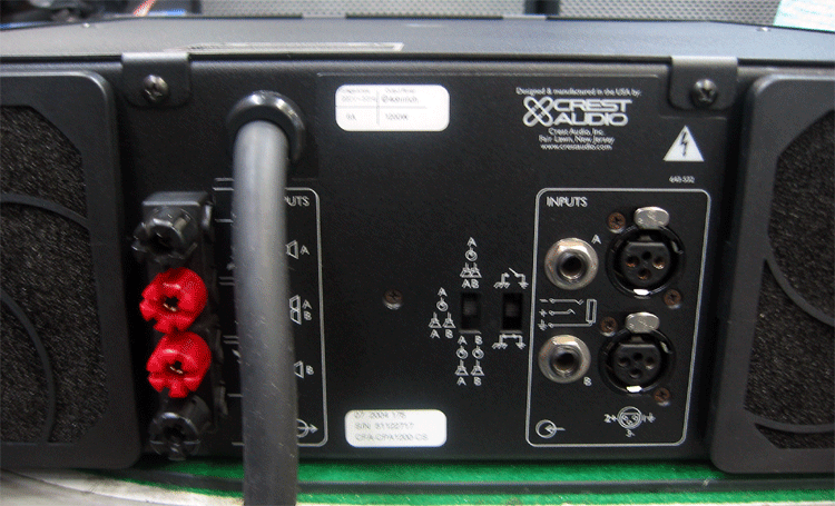 CREST AUDIO 파워앰프 CPA1200 (1200W x 2) 팝니다. | 뮤플