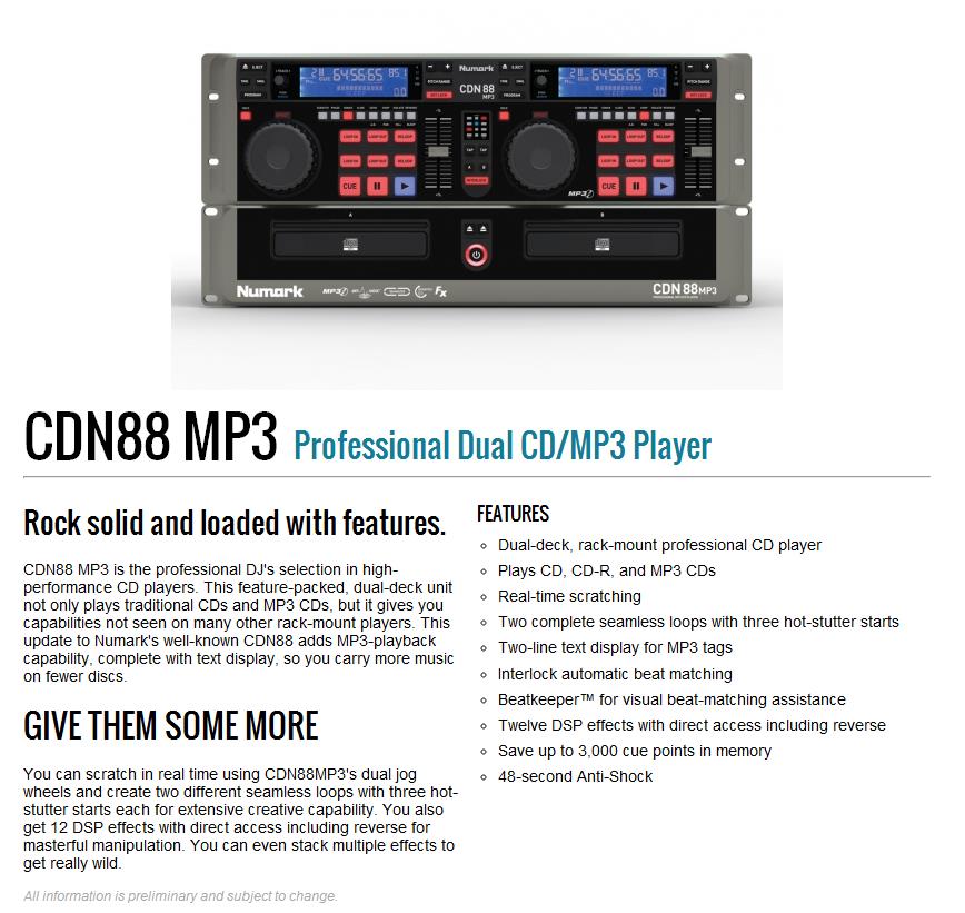 Numark CDN88 | 뮤플