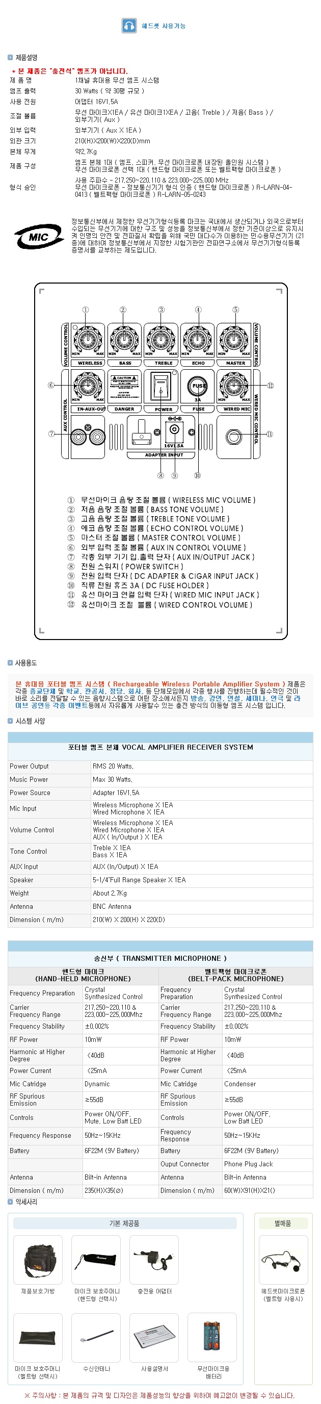VICBOSS PWA-101 | 뮤플