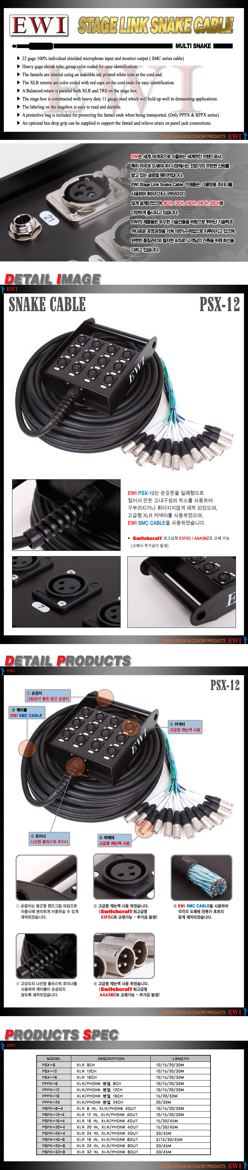 EWI PSX-12-10M | 뮤플