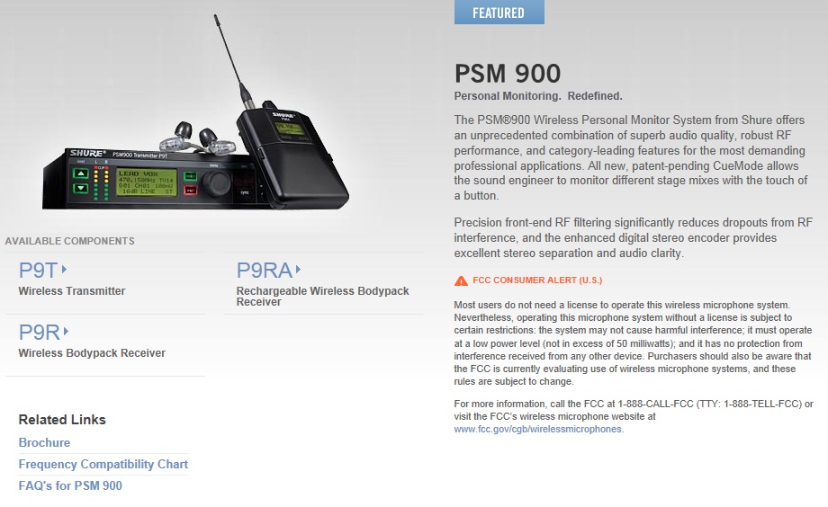 Shure PSM900 SET | 뮤플