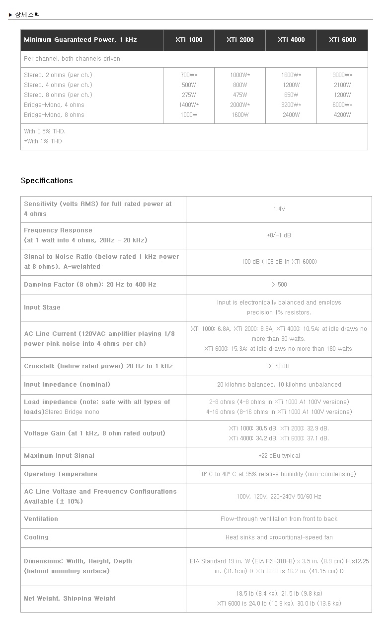 Crown XTi6000 | 뮤플
