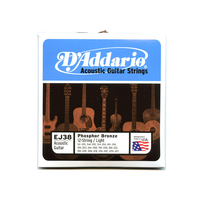 Daddario 어쿠스틱 스트링 EJ38 | 뮤플